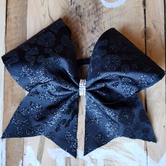 pickle nose bows | Accessories | Custom Made Black On Black Leopard ...